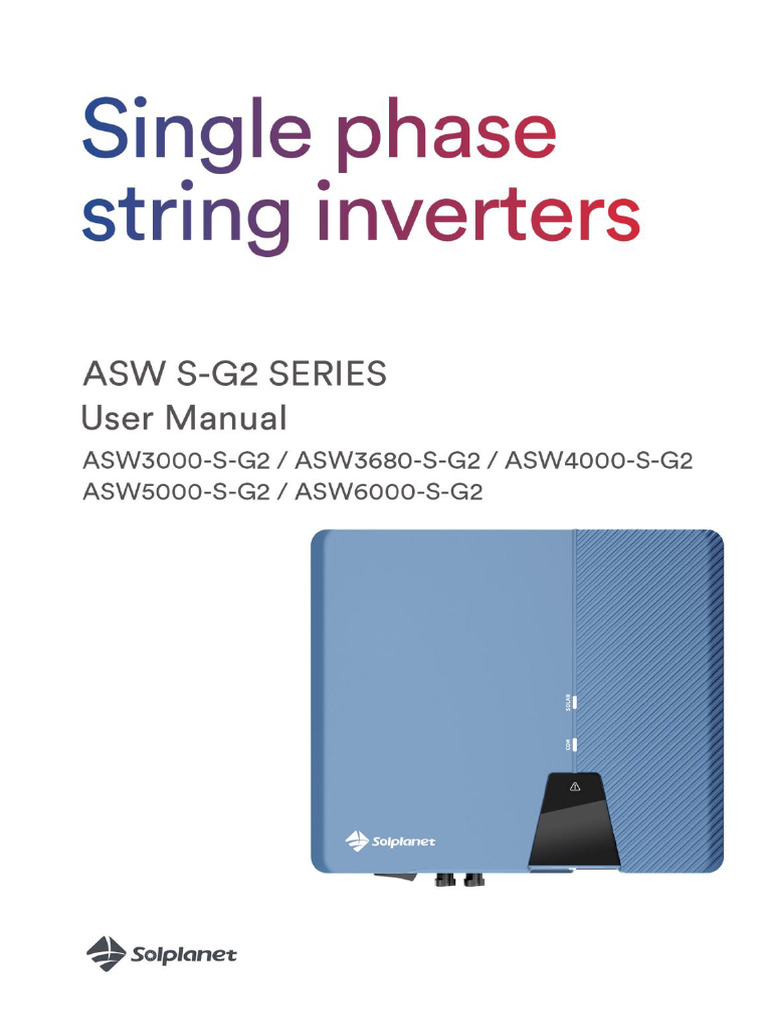 Um0023 Asw3000-6000-S-G2 en V01 0223-2 | PDF | Electrical Connector ...