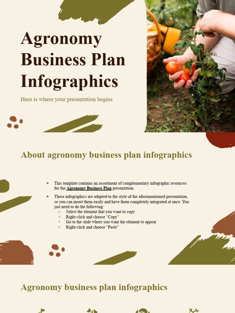 Agronomy Business Plan Infographics by Slidesgo | PDF | Planets ...