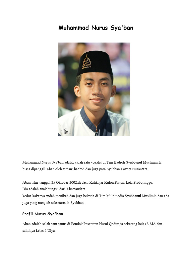 Muhammad Nurus Sya | PDF