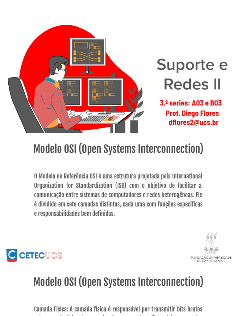 Modelo OSI | PDF | Modelo OSI | Rede de computadores