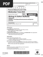 ACT Biology Practice Test DR Mai Abd El Salam 1 10 | PDF | Synapse ...
