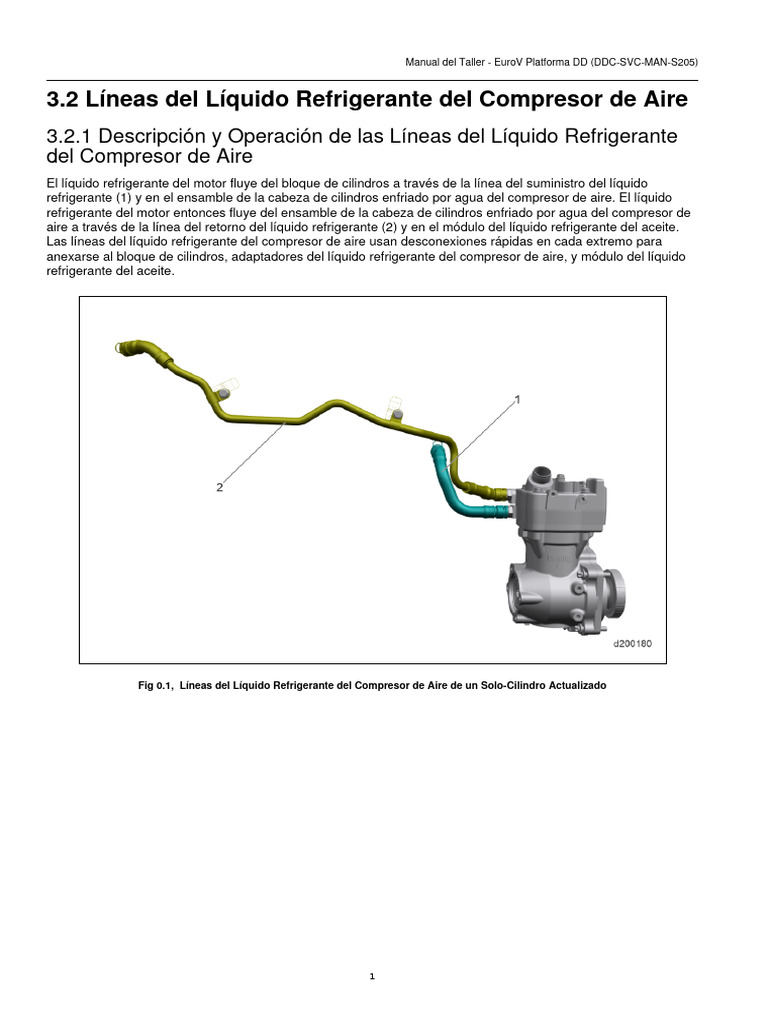 Líneas de Líquido Refrigerante del Compresor | PDF