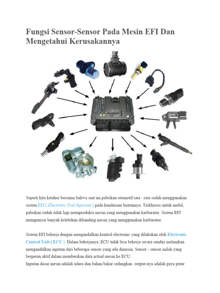 Sensor Efi Dan Gambarnya | PDF