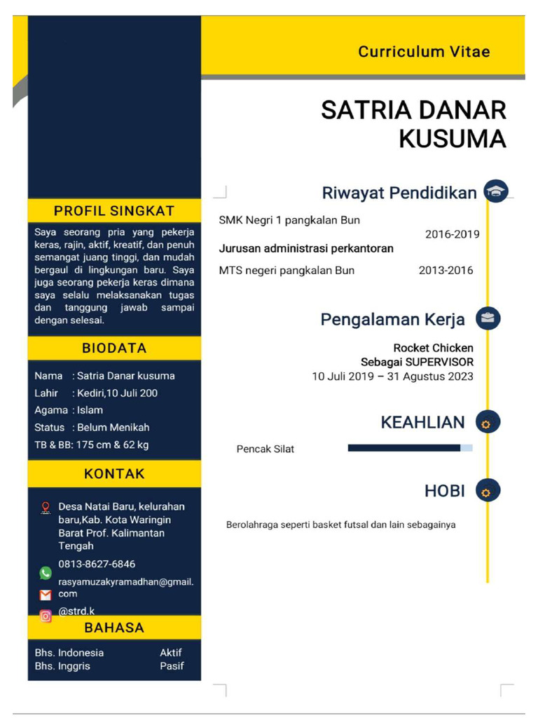 CV Satria | PDF