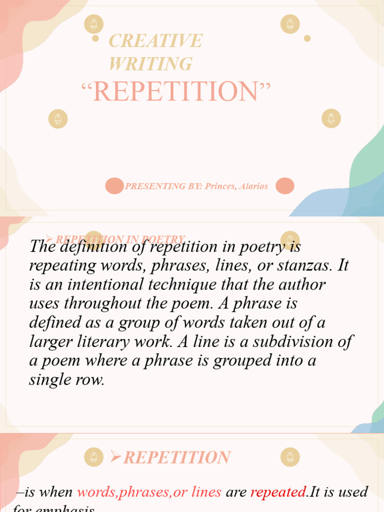 Repetition | PDF