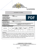 Bir Form 1903 | PDF | Taxes | Invoice