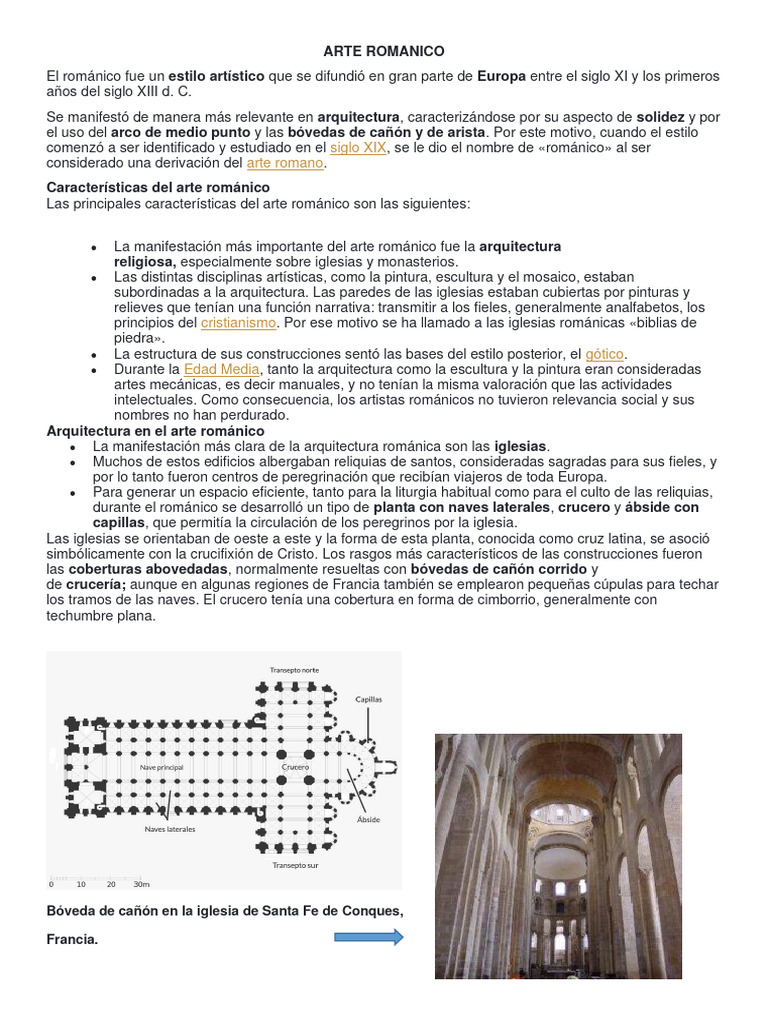 3º Arte Romanico | PDF | Iglesia (edificio) | Escultura