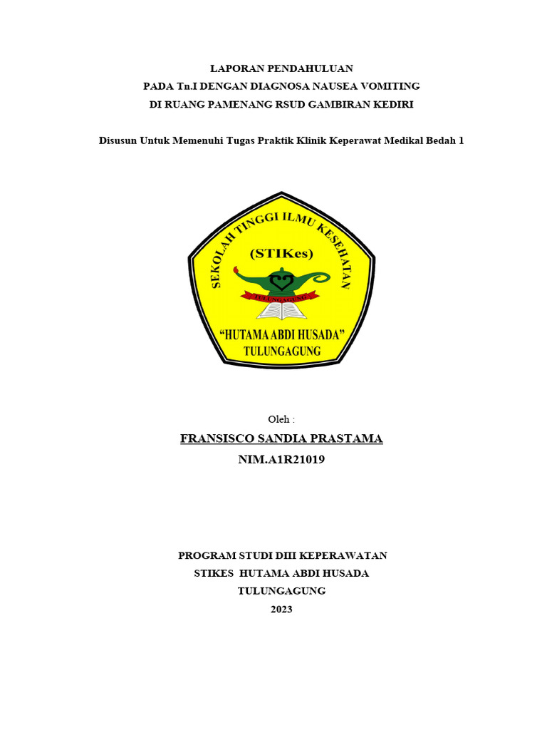 LP NAUSEA VOMITING RSUD GAMBIRAN sisco fixxx | PDF