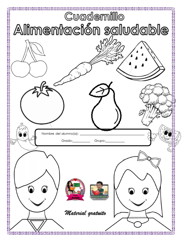 Cuadernillo de Alimentación Saludable | PDF | Alimentos | Hueso