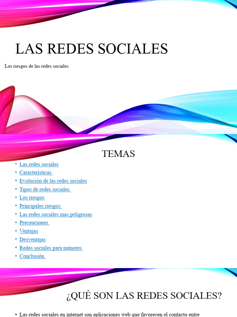 Las Redes Sociales Pdf Servicio De Redes Sociales Internet