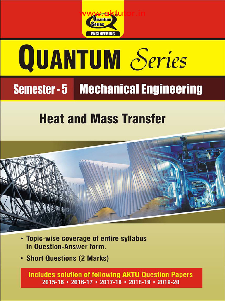 Heat & Mass Transfer Textbook for B.Tech | PDF