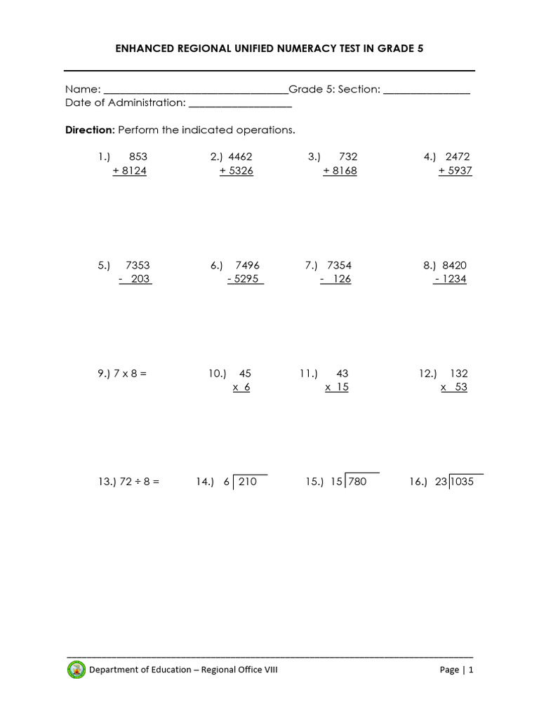 Grade5 Enhanced Runt | PDF