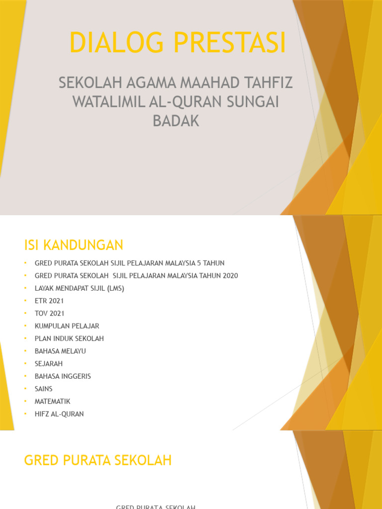 Dialog Prestasi New | PDF