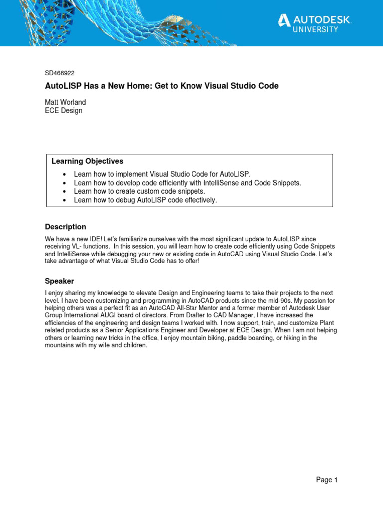 Class Handouts D 466922 Matt Worland Pdf Keyboard Shortcut Version Control