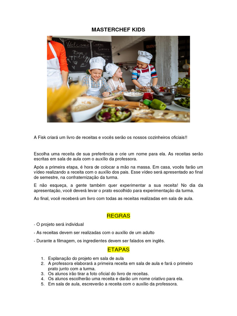 Masterchef Kids | PDF