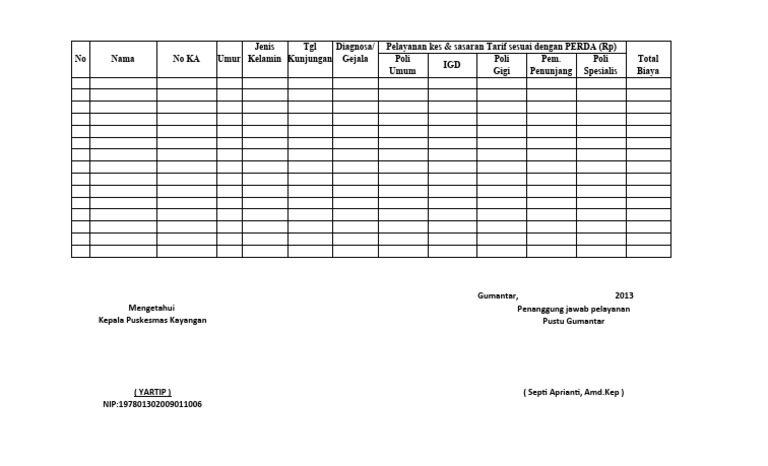 Format JKM | PDF