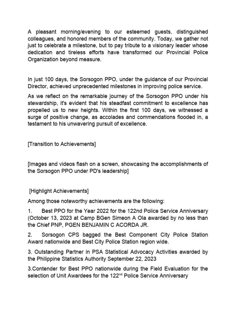 Script For AVP | PDF