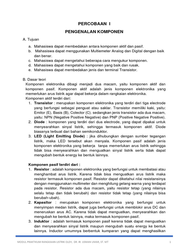 Modul Praktikum Rl. Tem D3 | PDF