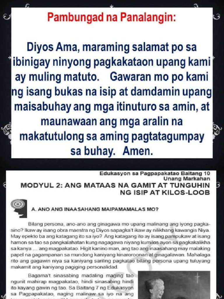 Esp 10 Module 2 q1 | PDF