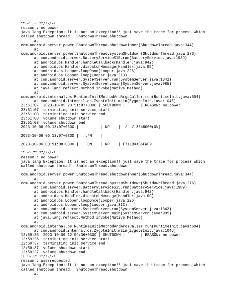 Power Off Reset Reason Backup Pdf Java Programming Language Computer Hardware