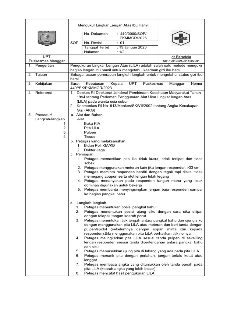 Mengukur Lingkar Lengan Atas Ibu Hamil FIX | PDF Mengukur Lingkar Lengan Atas Ibu Hamil FIX | PDF
