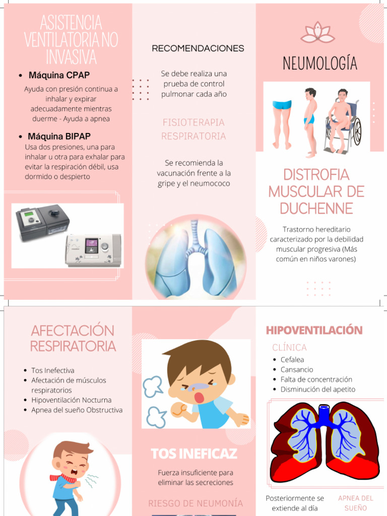 Tríptico NEUMOLOGIA DUCHENNE | PDF