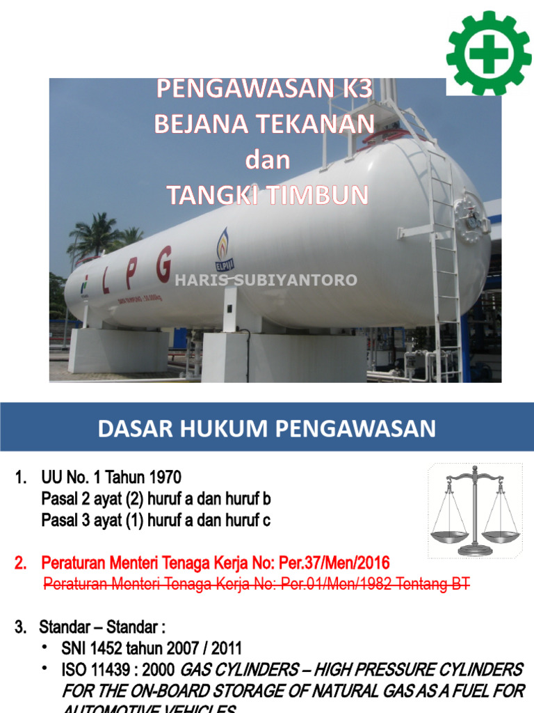 Pengawasan K3 Bejana Tekan dan Tangki Timbun | PDF | Griya & Taman