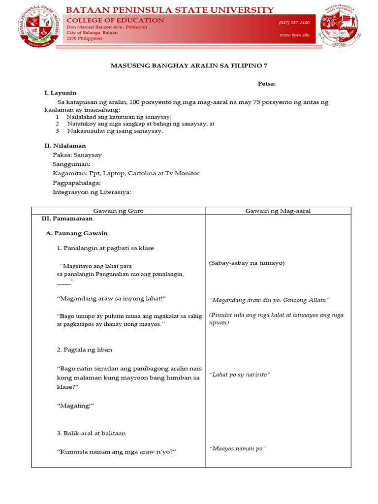 Lesson Plan Template Group1 Pdf