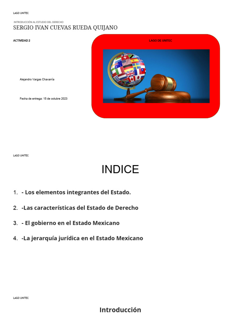 A1_Eq7 | PDF | Estado (política) | Constitución