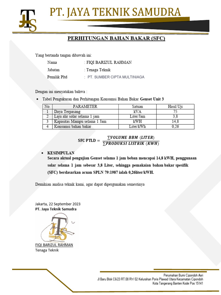 SFC Djarum Unit 3 | PDF