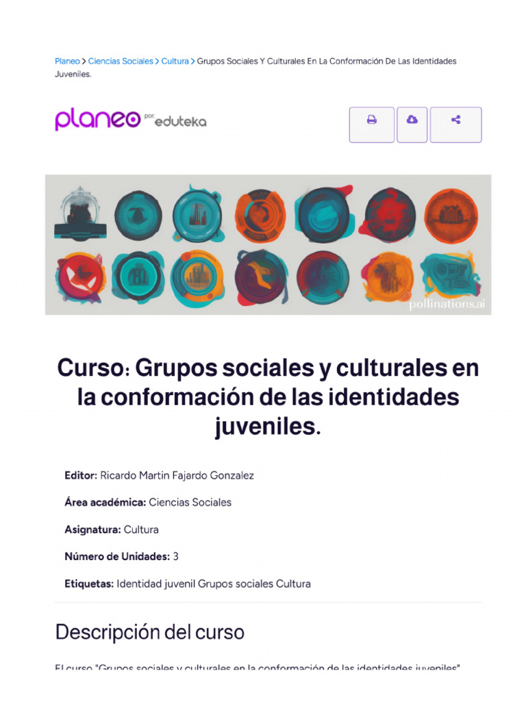 Grupos Sociales Y Culturales en La Conformación de Las Identidades ...