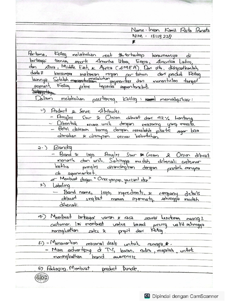 Insan Kamil Rota Pranata - Pasar Global Pringles | PDF