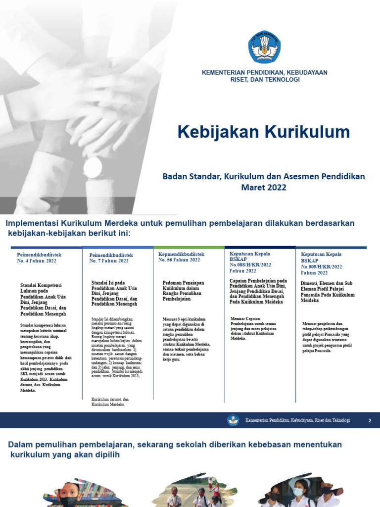 Kebijakan Kurikulum Merdeka | PDF Kebijakan Kurikulum Merdeka | PDF