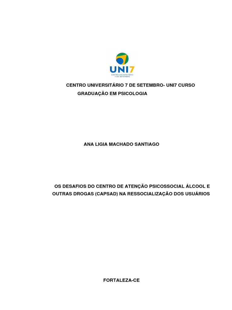 TCC 2 - Ana Lígia Machado | PDF | Bem-estar