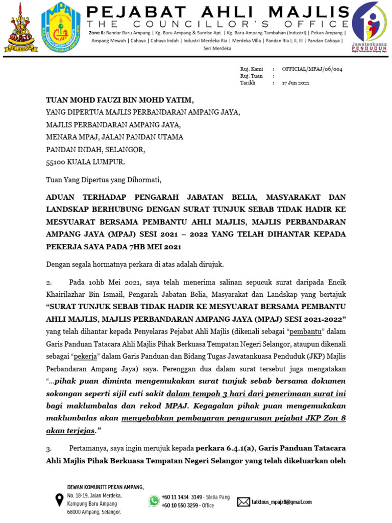004 Pengarah BML Update2 SIGNED | PDF