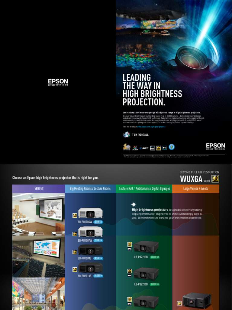 Epson High Brightness Range Brochure (021122) | PDF