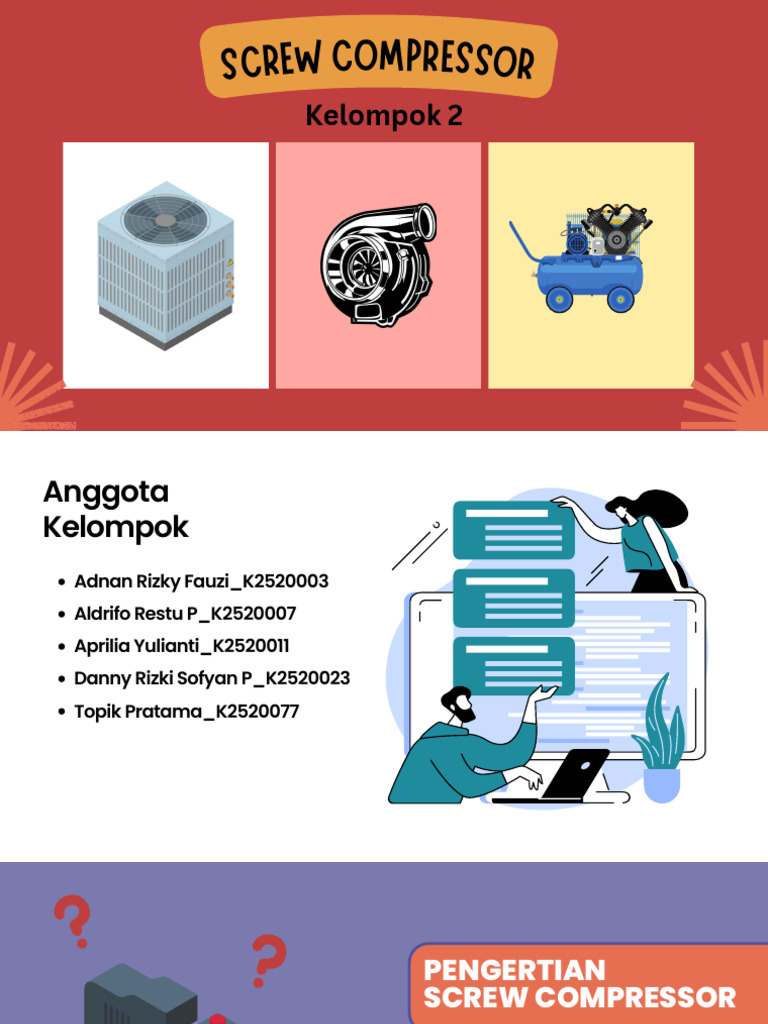 Kompresor Sekrup - Kelompok 2 | PDF