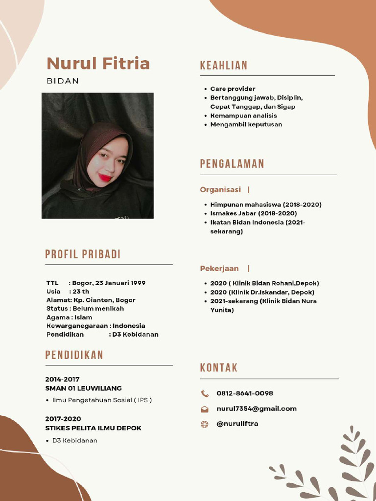 Cv Nurul Fitria | PDF