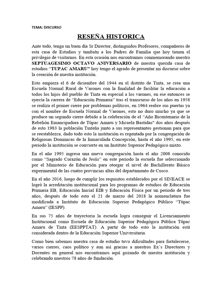 Discurso - Coes | PDF | Educación más alta