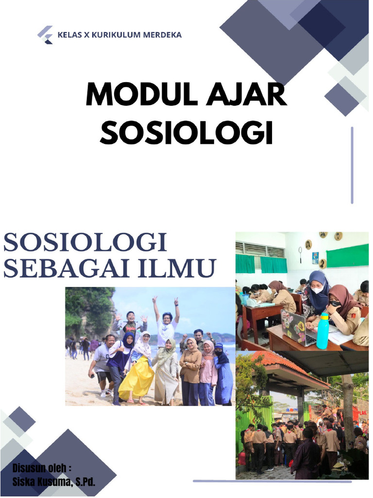 1 Modul Ajar Sosiologi | PDF | Karier & Perkembangan | Sains & Matematika