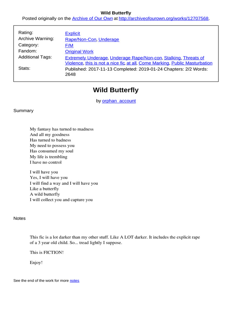 Wild Butterfly | PDF