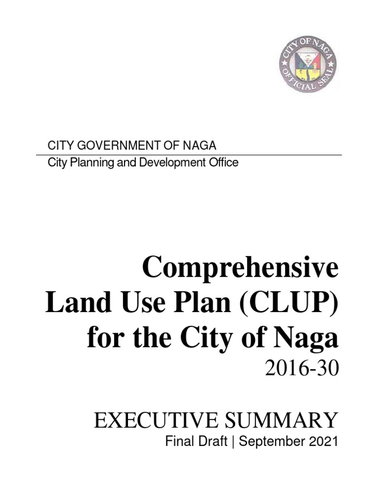 CLUP-2016-30-Executive-Summary | PDF | Earthquakes | Landline