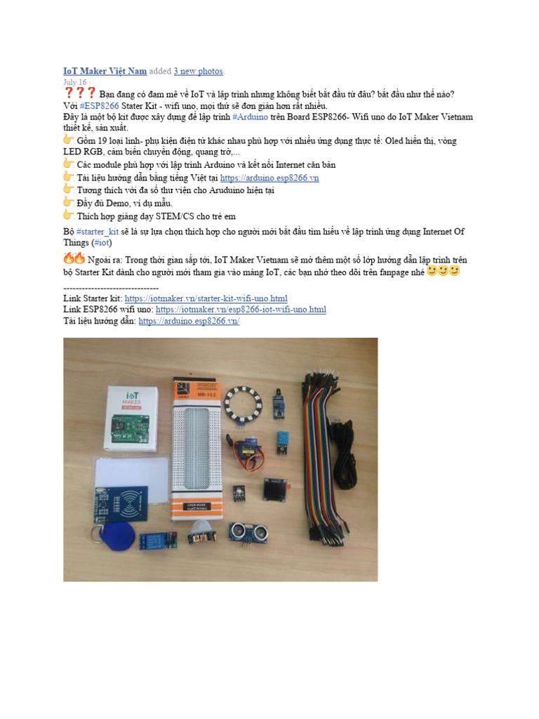 IoT Maker Việt Nam | PDF