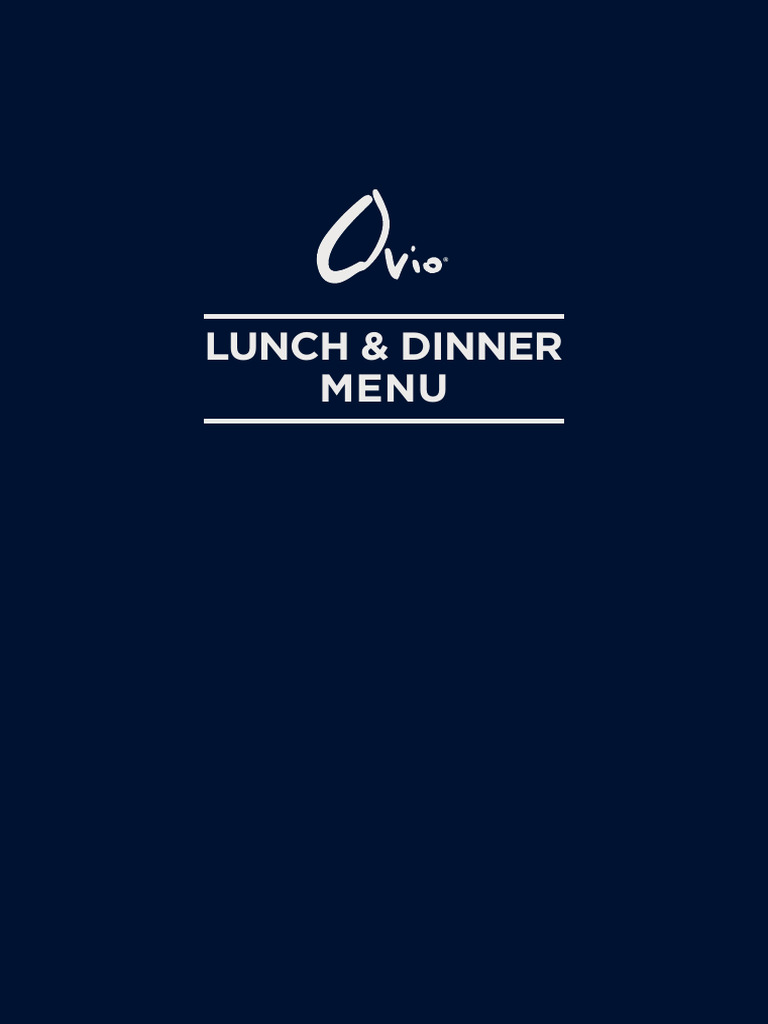 Ovio AllDay Menu | PDF