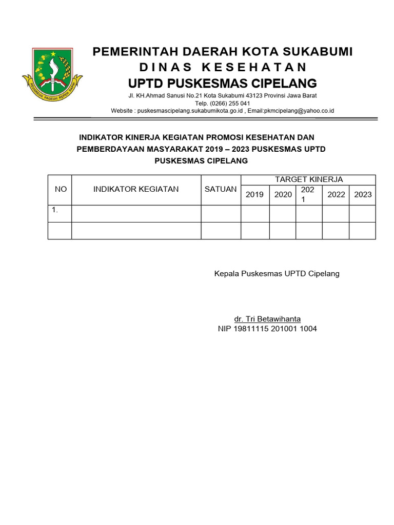 2.6.1.2. - CONTOH - Jadwal - Bukti - Pelaksanaan - Upaya - Promotif ...