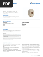 Gyproc FireLine 12.5mm Product Data Sheet | PDF | Drywall | Building ...