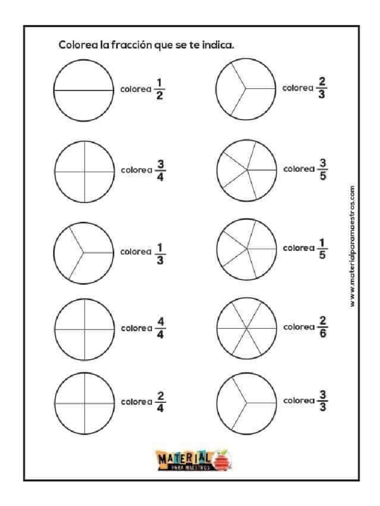Actividad de Fracciones | PDF