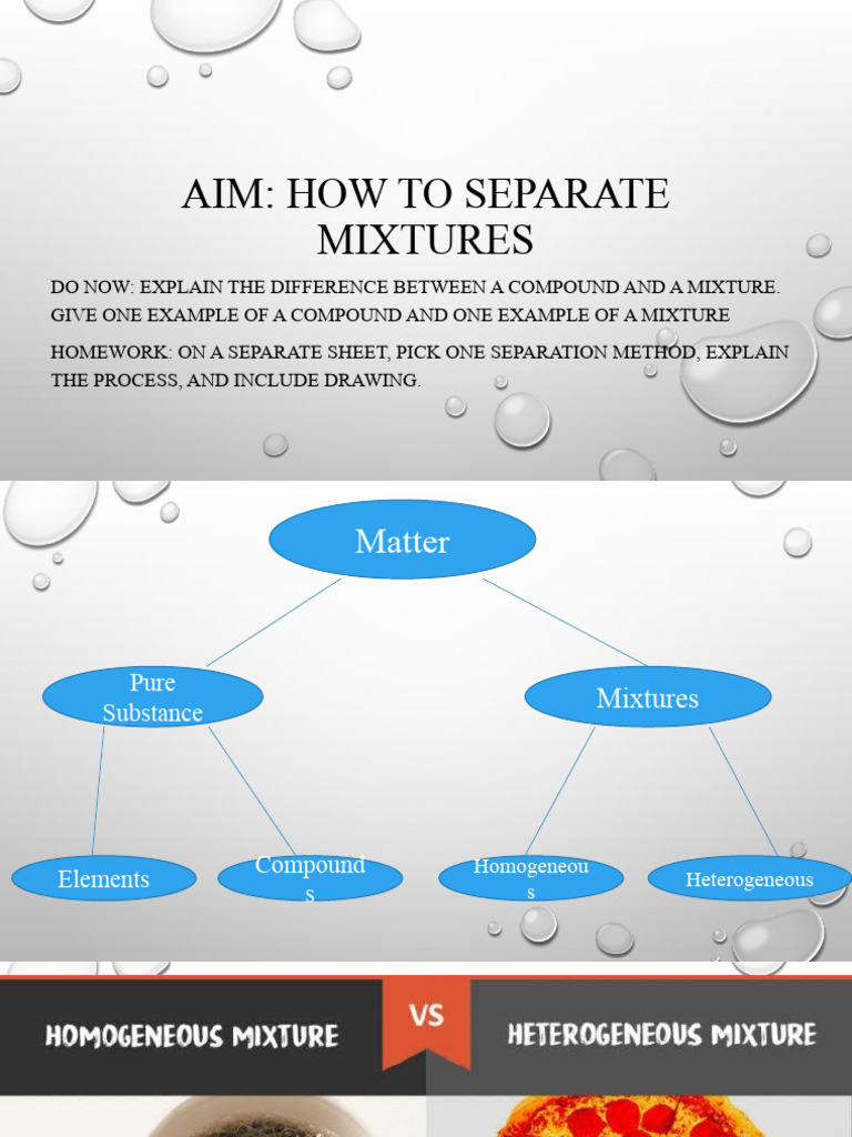 Separating Mixtures | PDF | Mixture | Filtration
