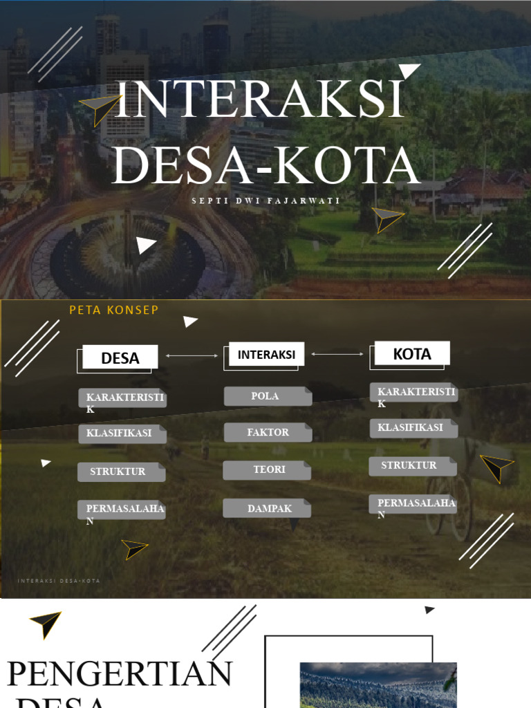Interaksi Desa Kota | PDF | Tullii