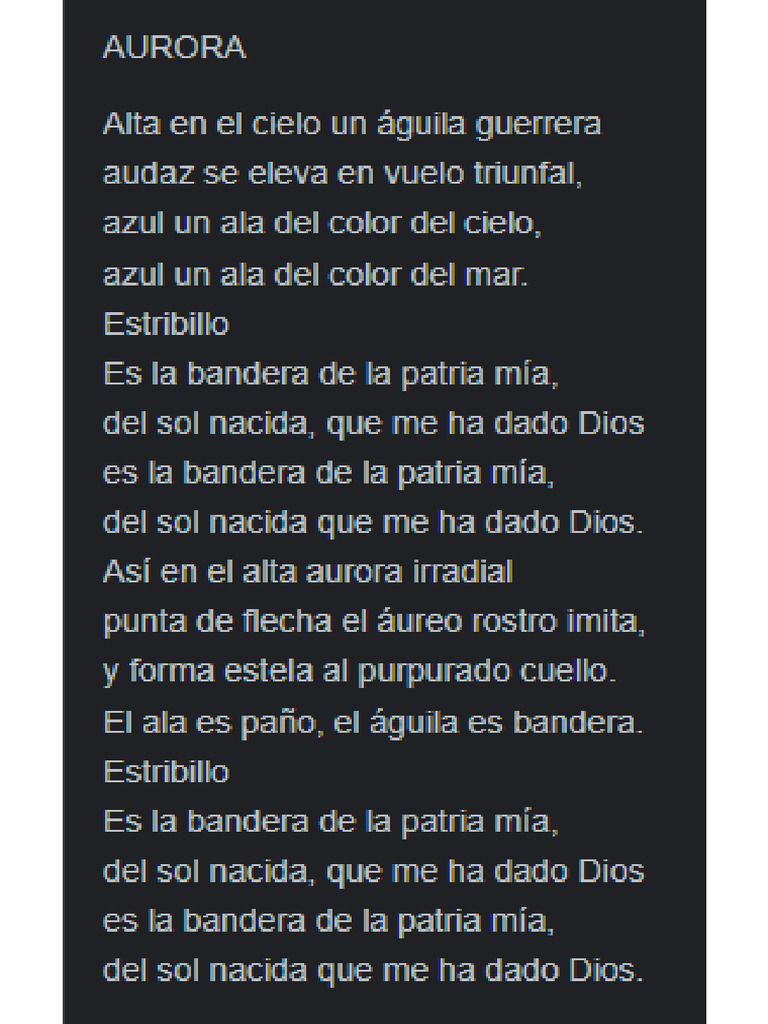 Aurora Letra | PDF